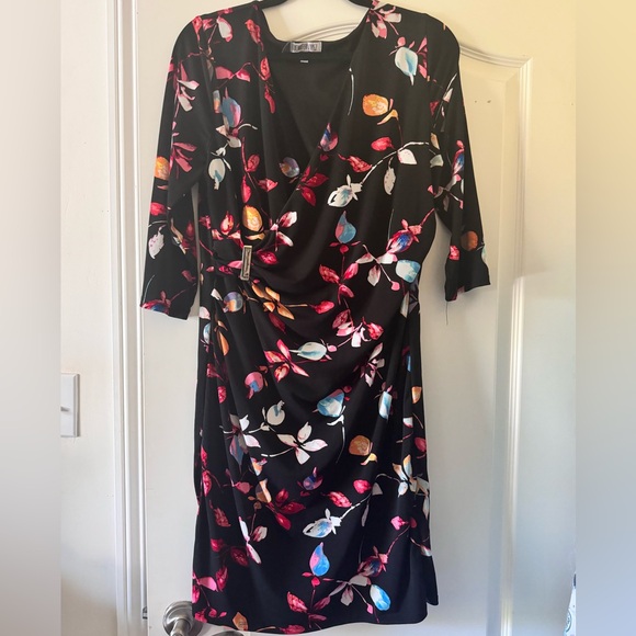 Kohl's | Dresses | Jennifer Lopez Kohls Spring Bloom Faux Wrap Dress ...